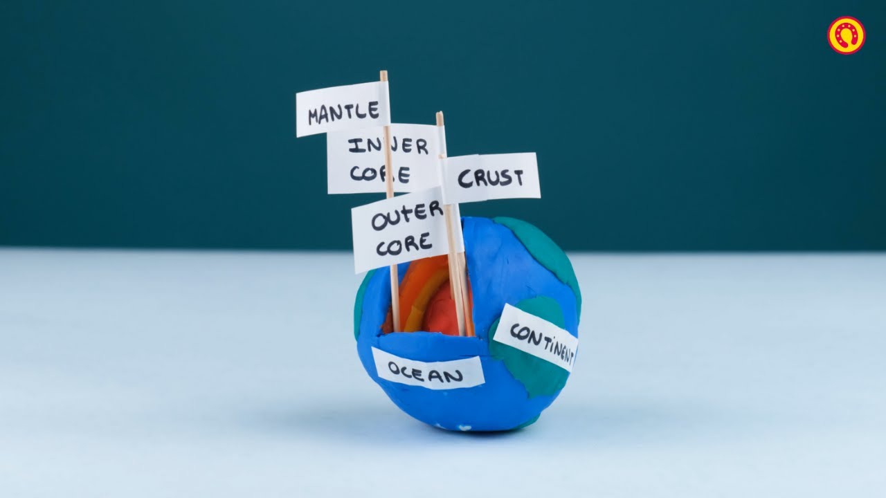 How to learn Earth's layers with PLASTILINA modelling clay 🌍 - YouTube