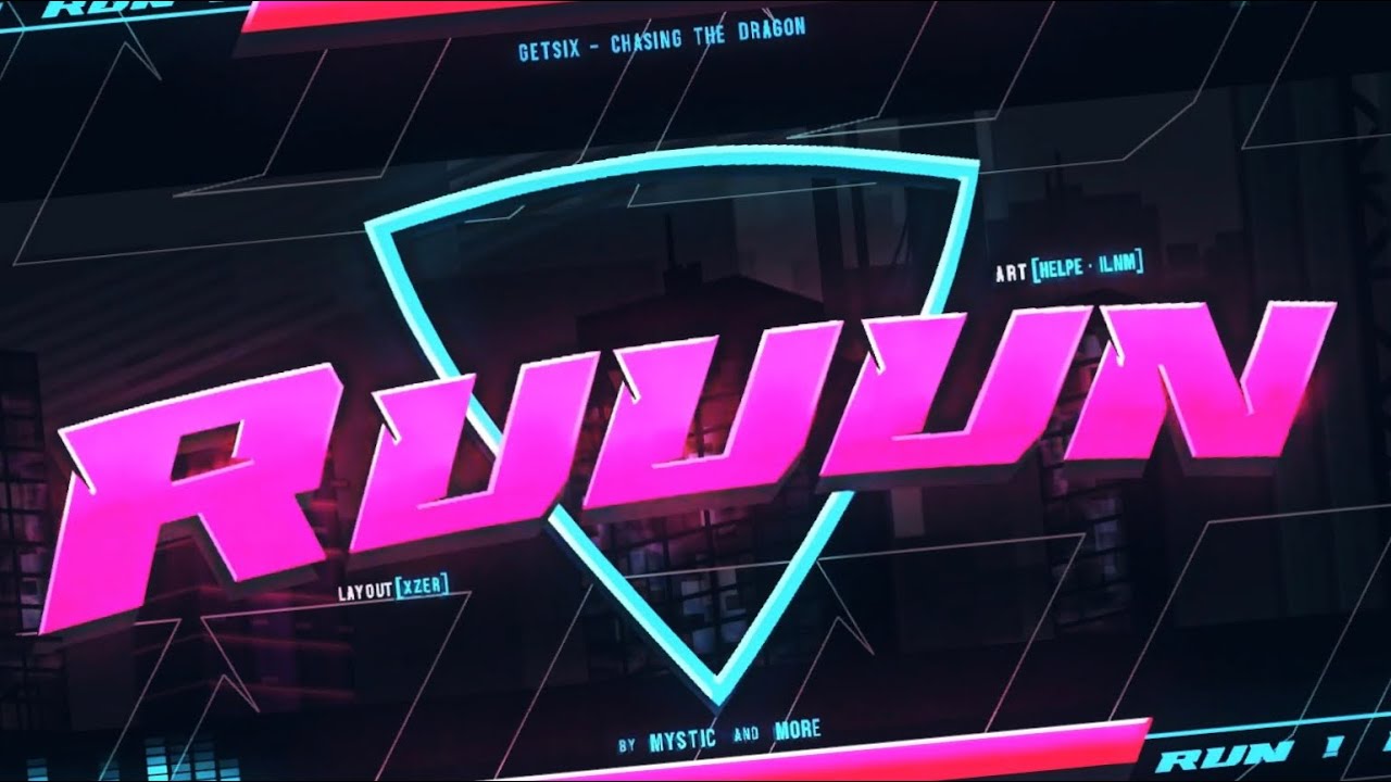 RUUUN 100% | Hard Demon | By qMystic | Geometry Dash - YouTube