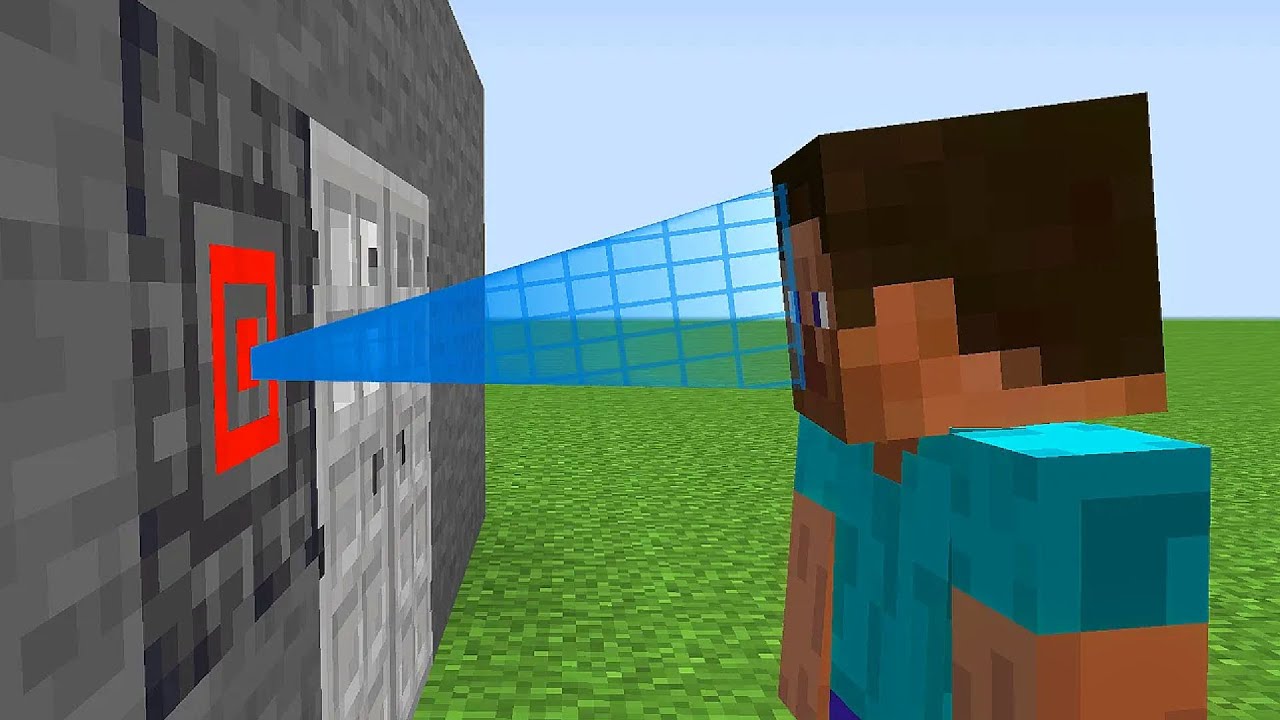 working face id scanner in minecraft? - YouTube