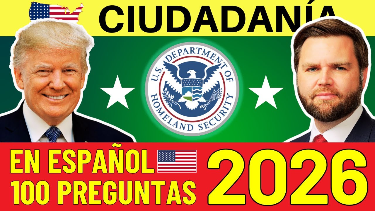 100 PREGUNTAS para la ciudadanía EN ESPAÑOL 2026 - RESPUESTAS ...