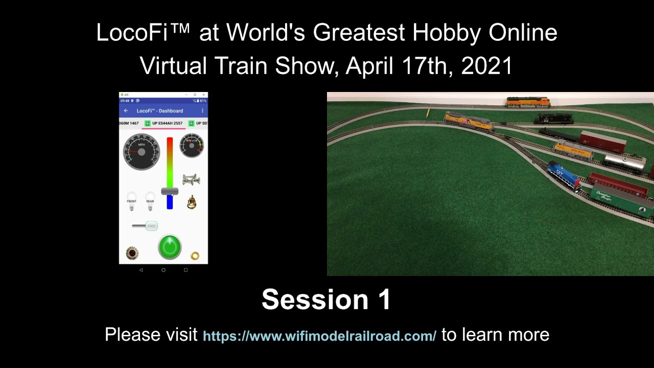 LocoFi™ at World's Greatest Hobby Online Virtual Train Show 2021 ...