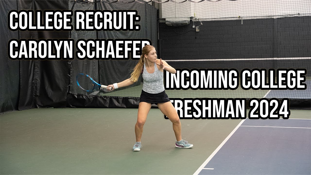 8 UTR Female incoming college Fall of 2024: Carolyn Schaefer - YouTube