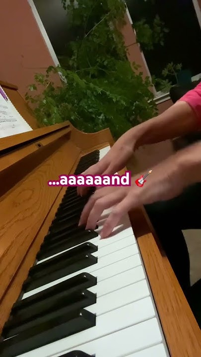 Acoustic PIANO Eminem classic Lose Yourself intro for fun! - YouTube