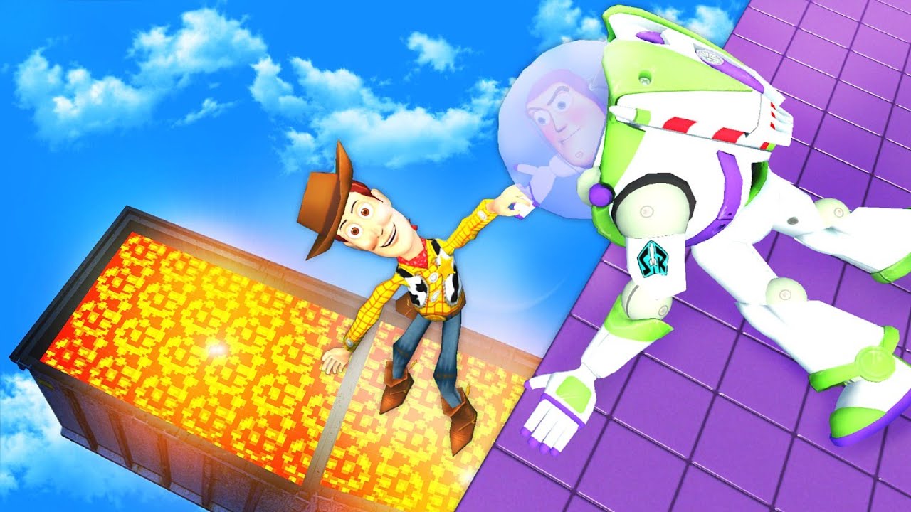 GMOD Ragdolls Test 17 | Toy Story (Woody,Buzz,Jessie) - YouTube