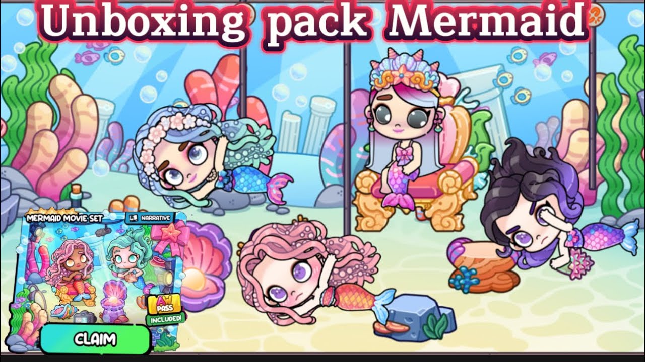 Avatar world | Review Pack Mermaid - YouTube