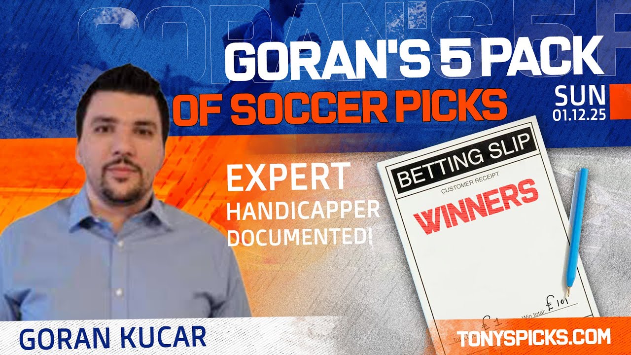 5 FREE Soccer Picks to Bet, Sunday 1/12/25 - YouTube
