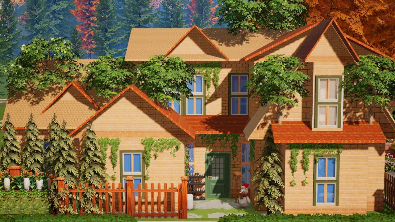 [ Life Makeover ] House Design #18 | Xmas Rustic Cottage - YouTube