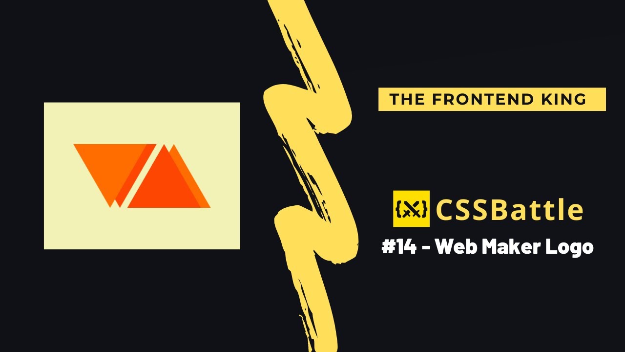CSS Battle #14 (Web Maker Logo) SOLVED! - YouTube