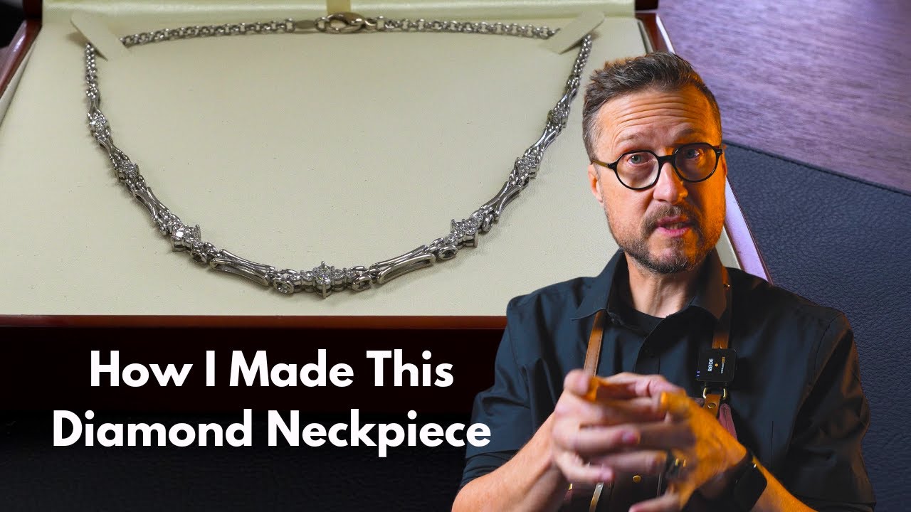 Handmade Diamond Neckpiece SIMPLIFIED | Jewellery Making Tutorial | GWS ...
