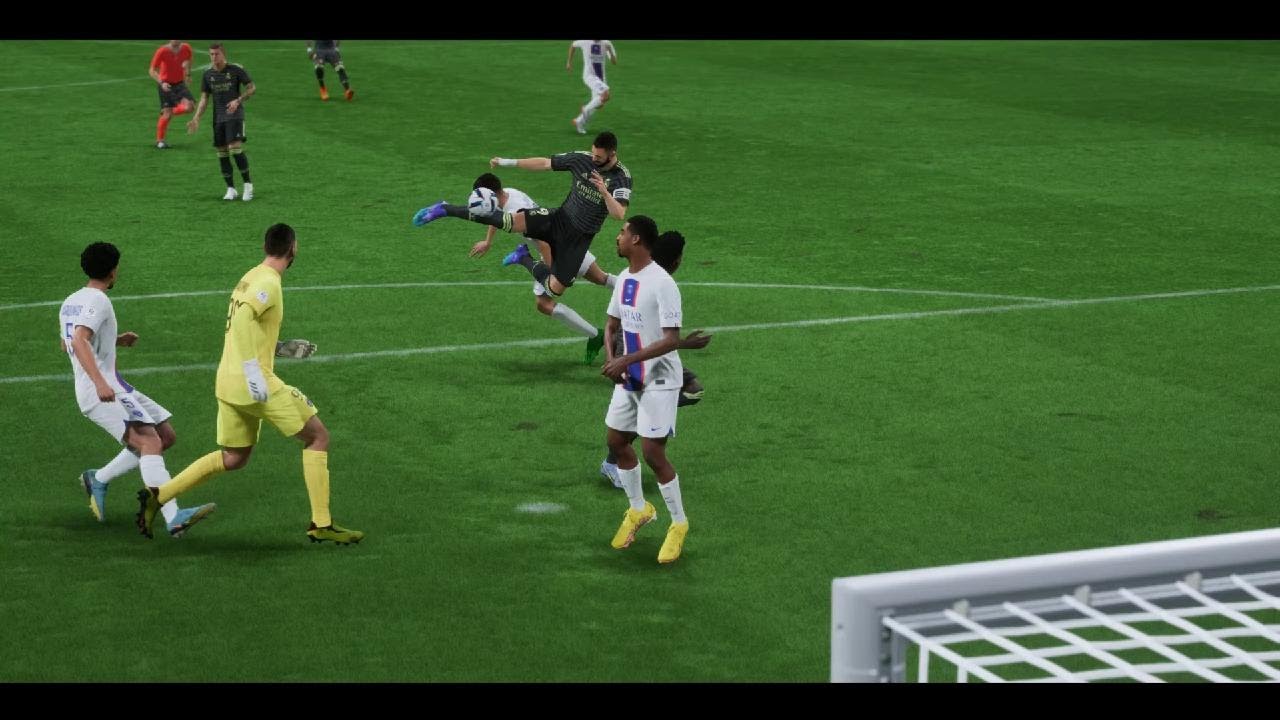 FIFA 23 | PSG vs RMA - Benzema Fly Kick | mstrdeath - YouTube