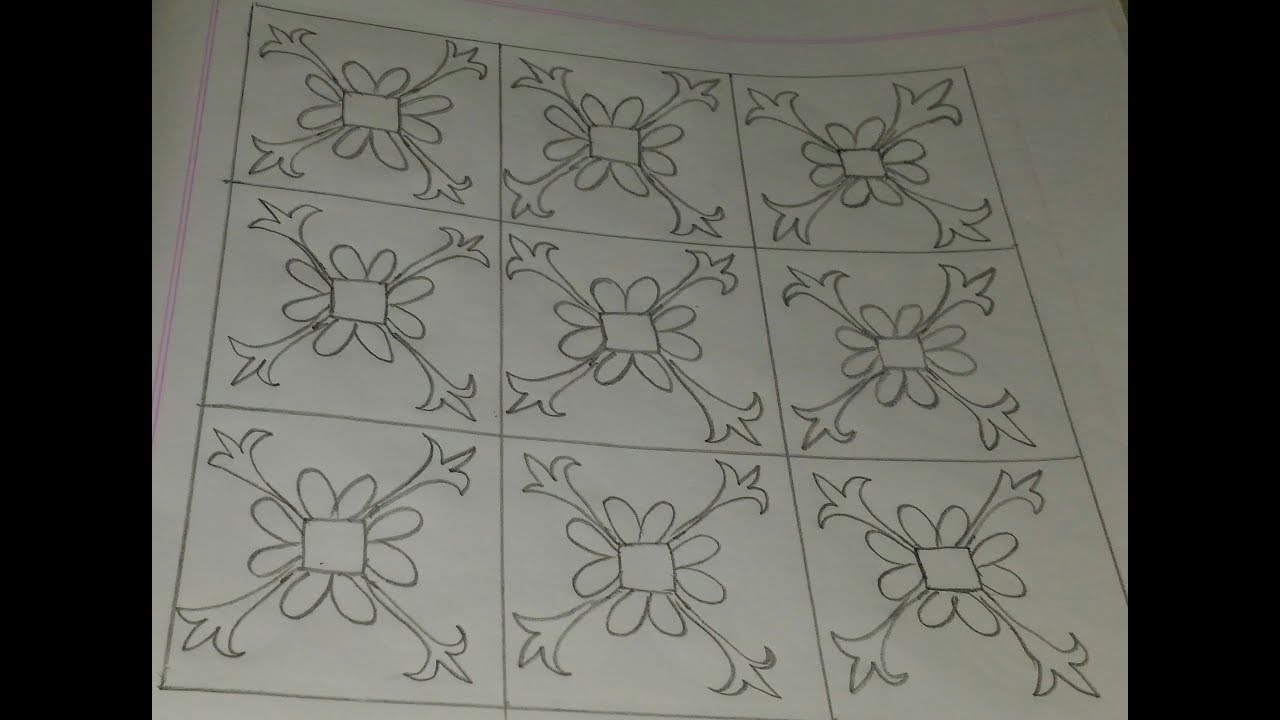 Nakshi Kantha design tutorial_33/Hand embroidery design/নকশীকাঁথার নকশা ...