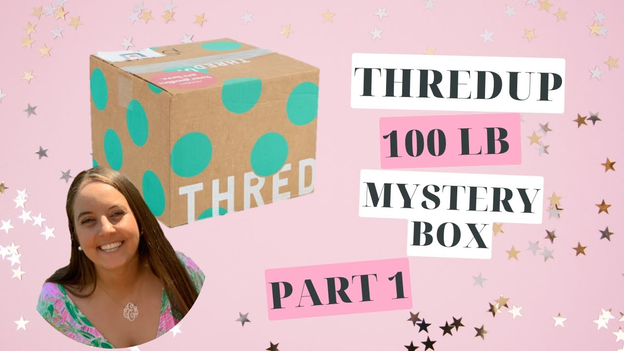 Thredup 100lb Rescue Box Part 1 Clothing Mystery Box - YouTube
