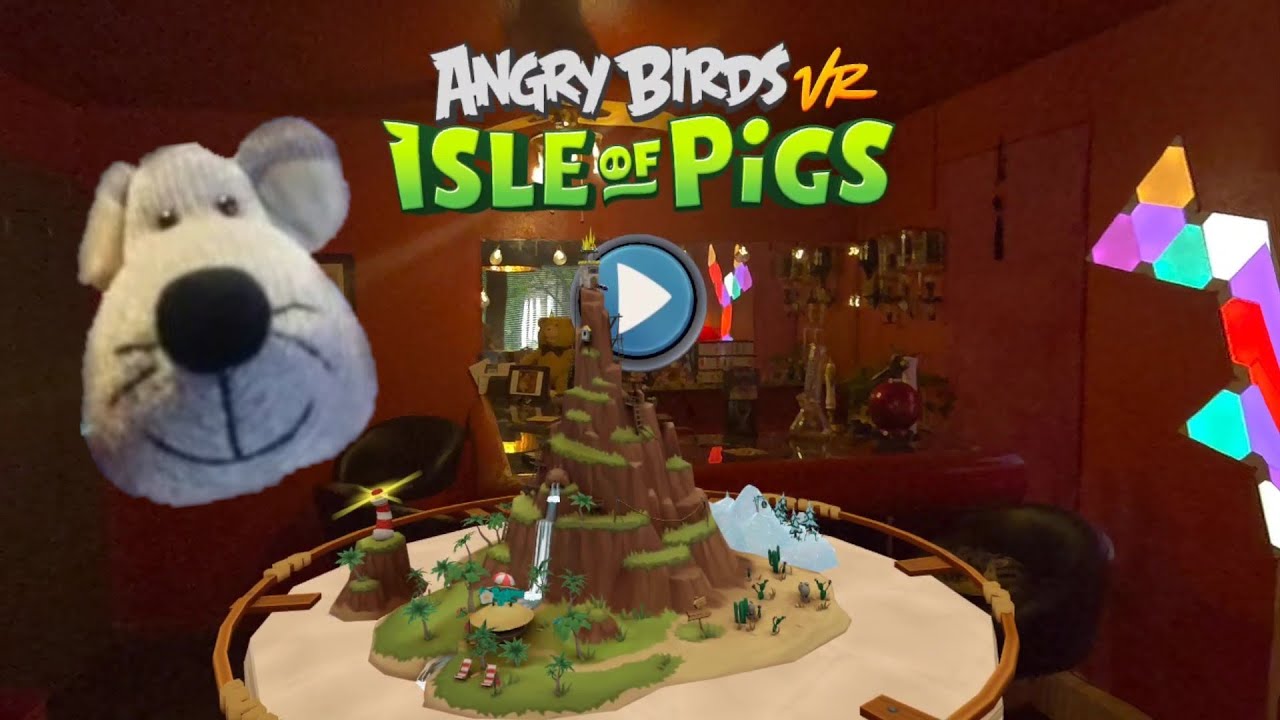Angry Birds VR. Isle of Pigs. Mixed Reality Mode. Meta Quest 3 Gameplay ...