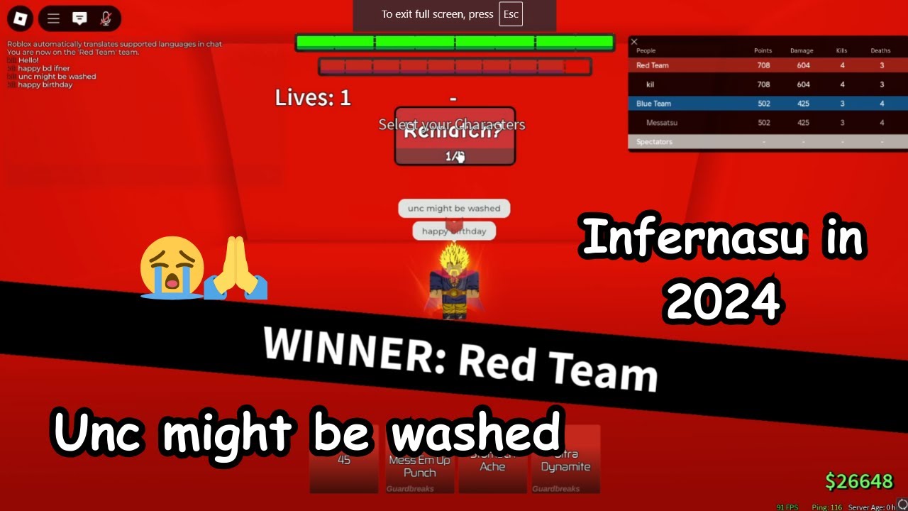 What Fighting Infernasu in 2024 Is Like... (unc might be washed) - YouTube