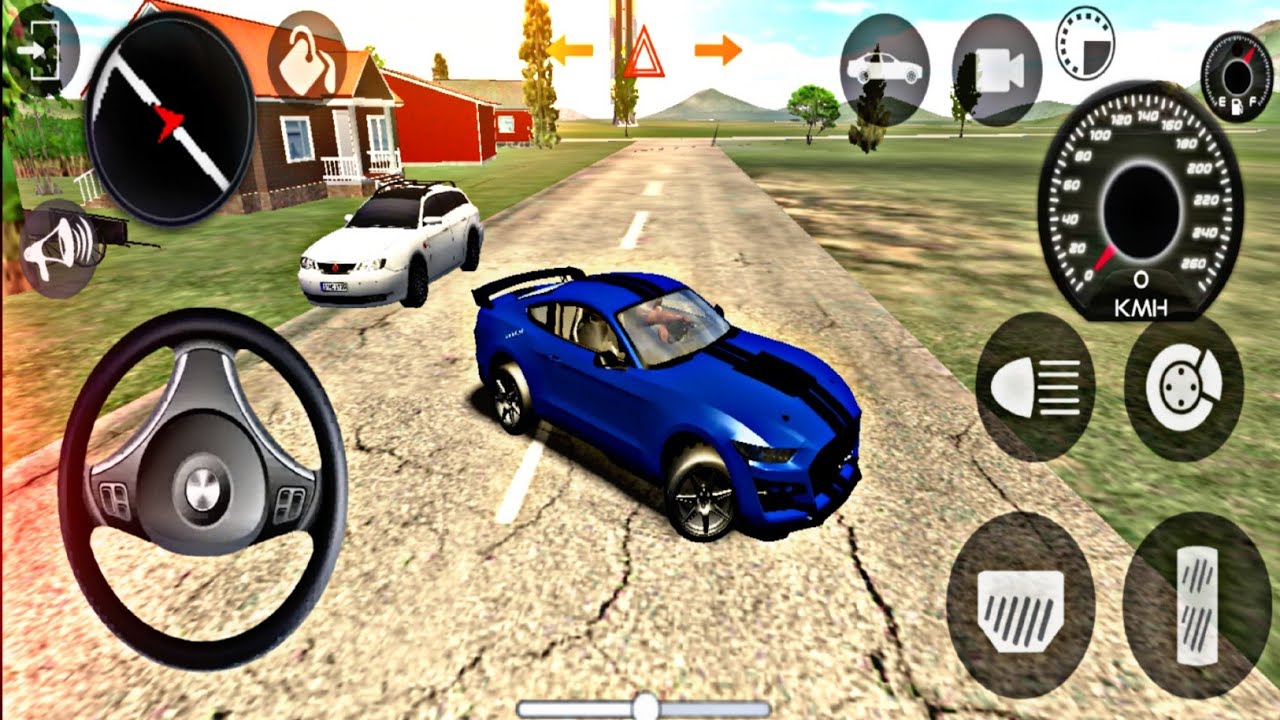 Indian Cars Simulator - 3D Mustang Gt Car Driving 🐎 Video Part:-12 ...