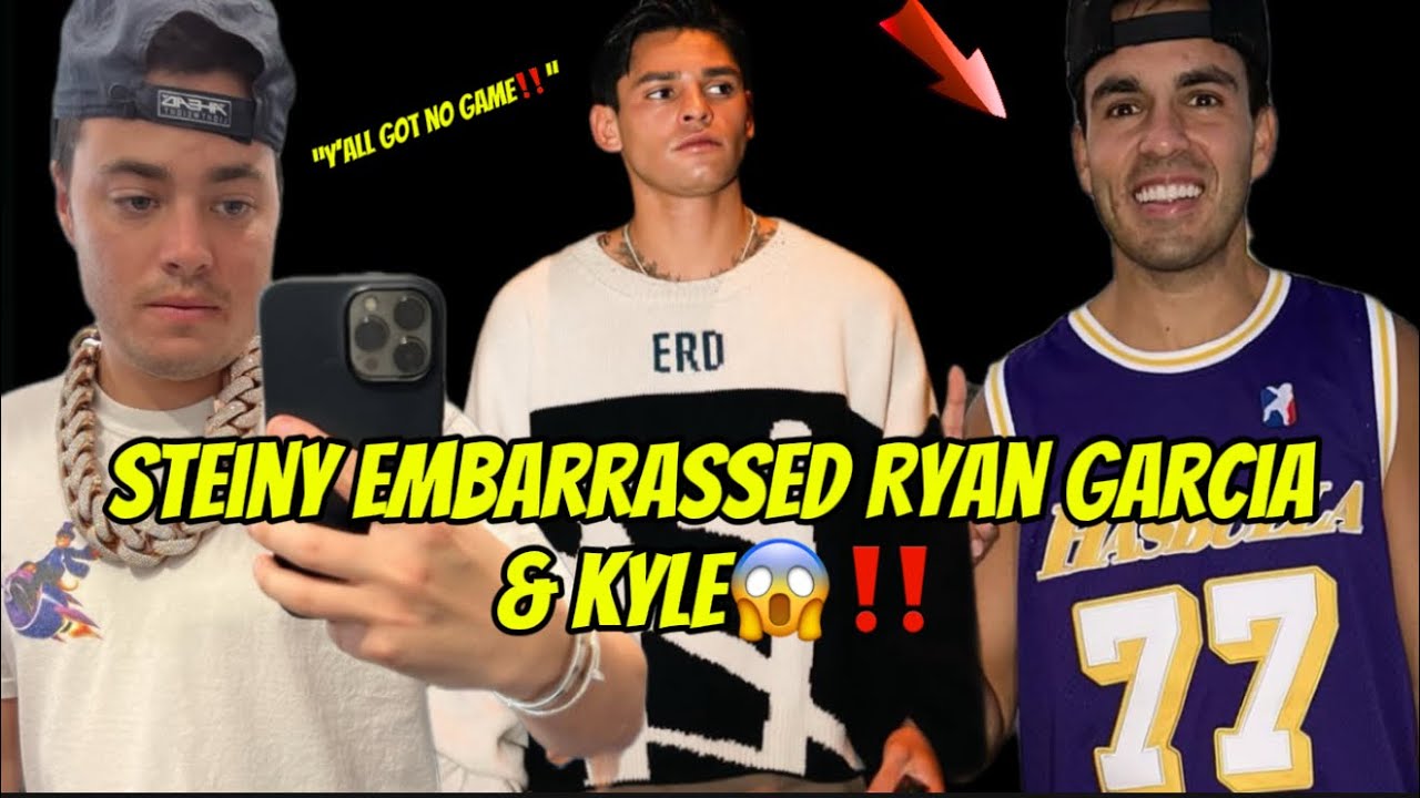 Steiny Embarrassed Ryan Garcia & Kyle ‼️😱 - YouTube