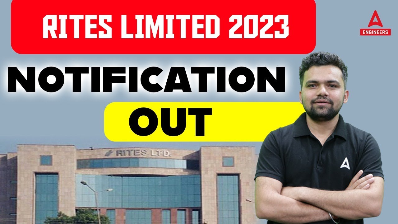 RITES Recruitment 2023 | How to Apply | Complete Details - YouTube