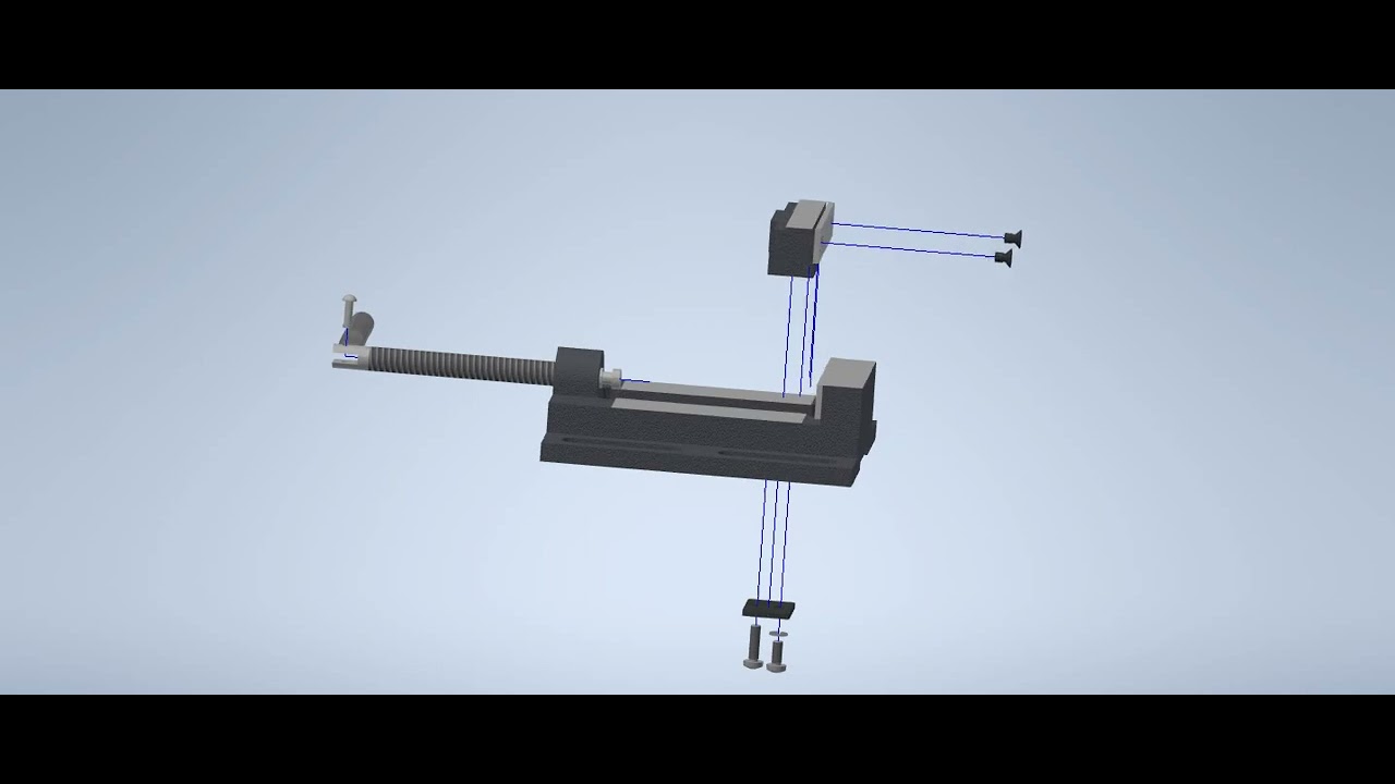 Drill press vise disassembly - YouTube