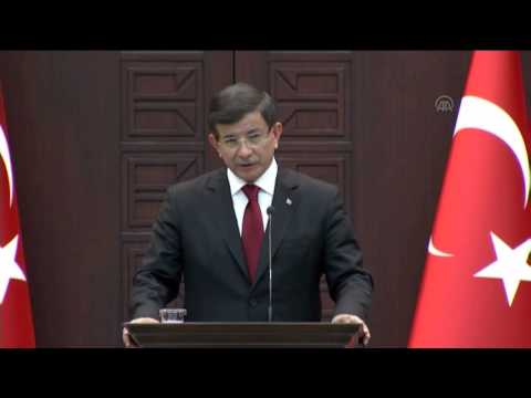 Başbakan Davutoğlu, Türkiye'nin 64. hükümetini açıkladı