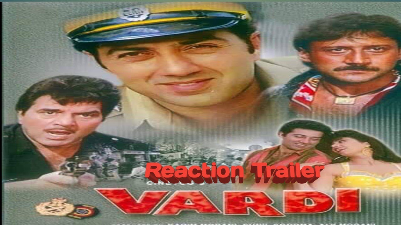 Vardi 1989 Movie|Reaction Trailer|Sunny Deol Jackie Shroff Dharmendra ...