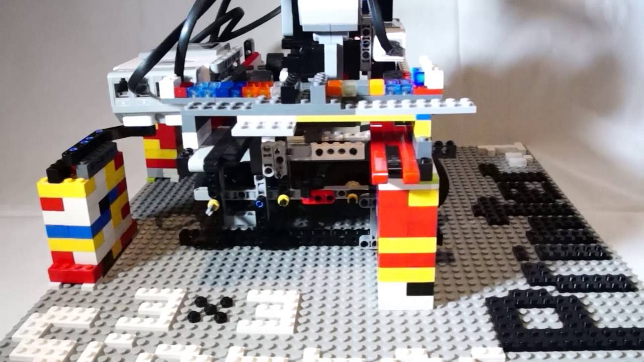 Lego Mindstorms EV3 - 3x3 Scanner Printer - YouTube