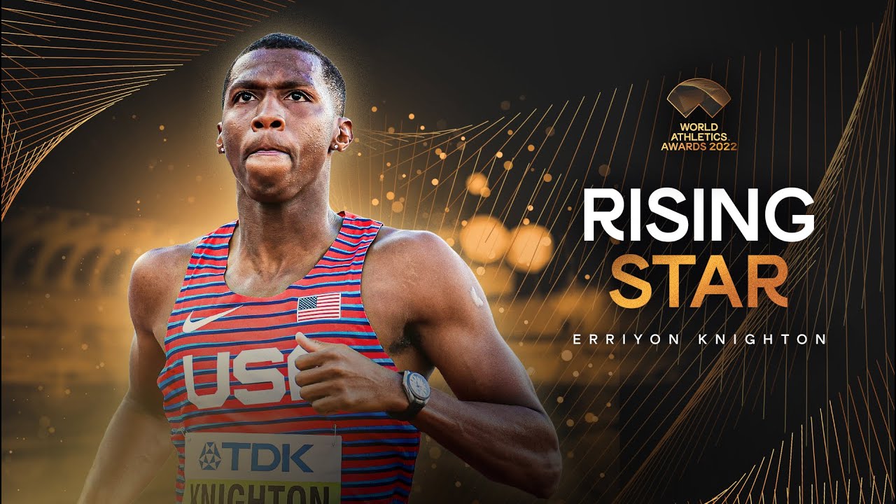 Erriyon Knighton 🇺🇸 wins Male Rising Star | World Athletics Awards 2022 ...