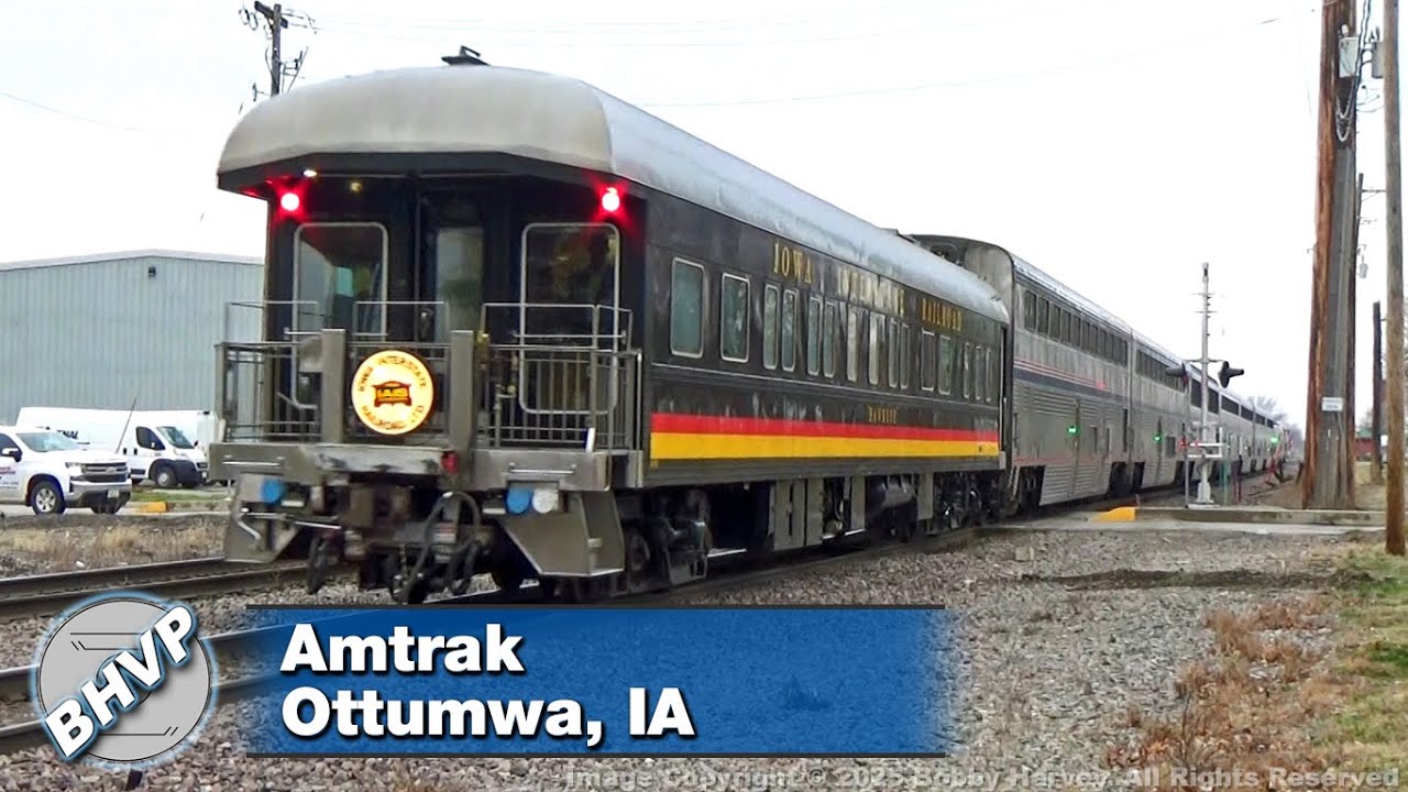 Iowa Interstate Business Car, AMTK 203 on Amtrak's California Zephyr ...