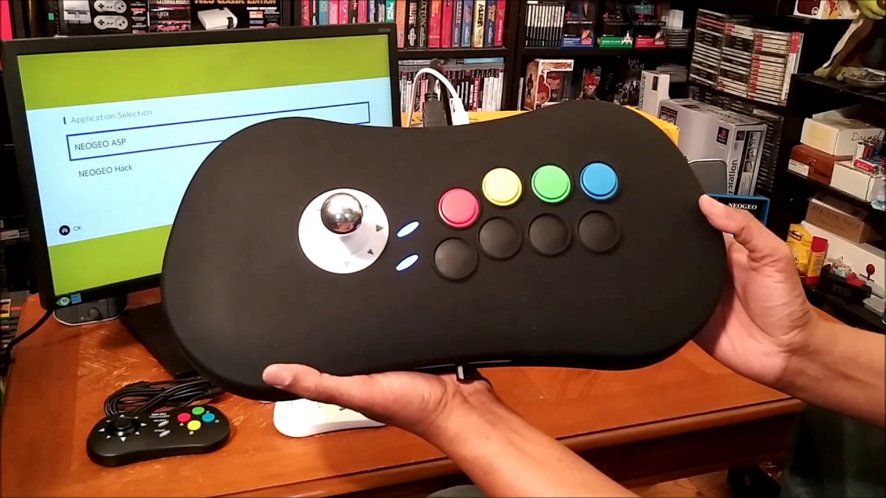 Neo Geo Love Pt 15 Neo Geo Arcade Stick Pro Modd - YouTube