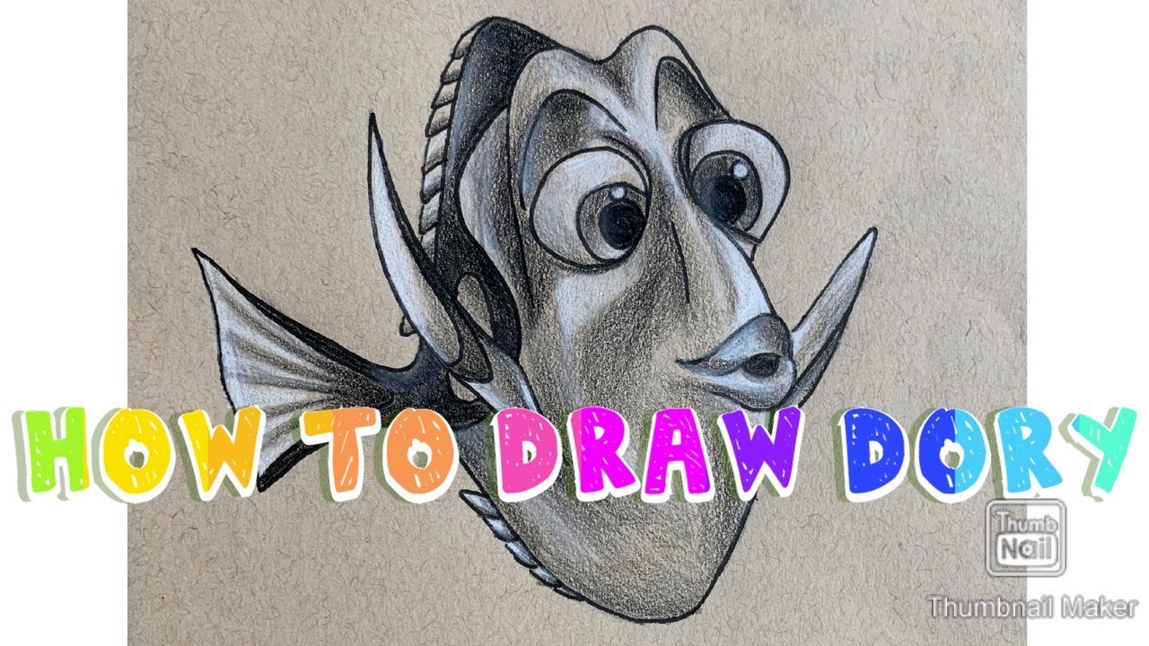 How to Draw Dory - YouTube