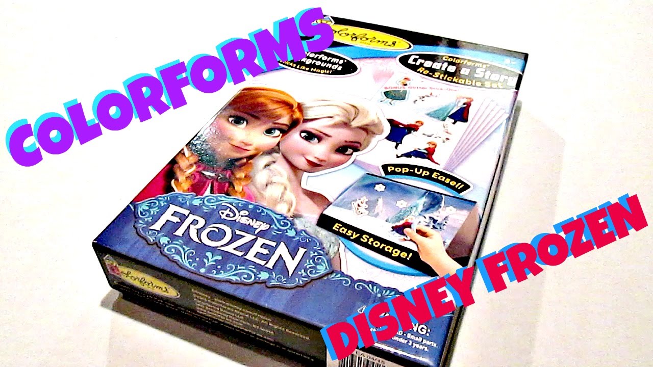 COLORFORMS - DISNEY FROZEN PLAYSET -- PLAYING WITH SCENES - REVIEW ...