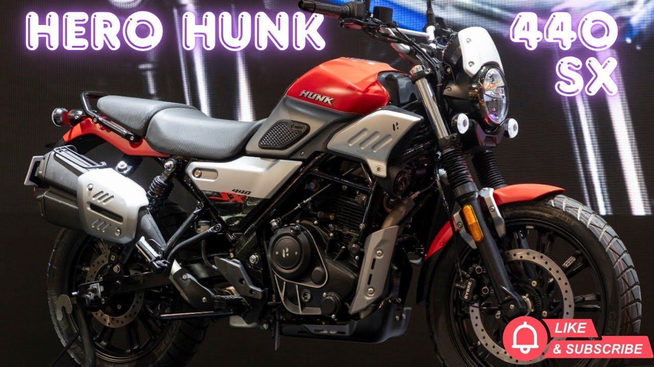 Hero Hunk 440 SX Launched in India 2025 | New Scrambler Motorcycle | Price, Features, & Design ...