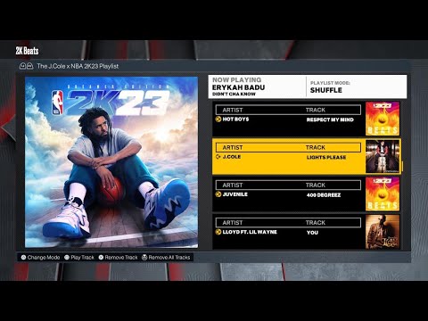 NEW 2K23 J.Cole Soundtrack Song List Preview (No Sound Just Titles ...