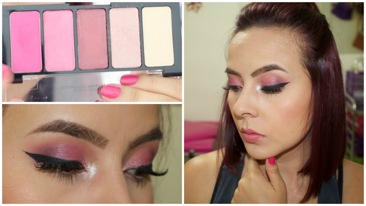 Tutorial de Maquillaje Rosa | Karomakeup | - YouTube