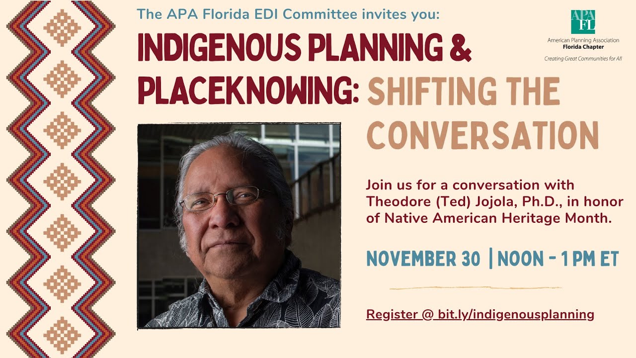Indigenous Planning and PlaceKnowing Shifting the Conversation - YouTube
