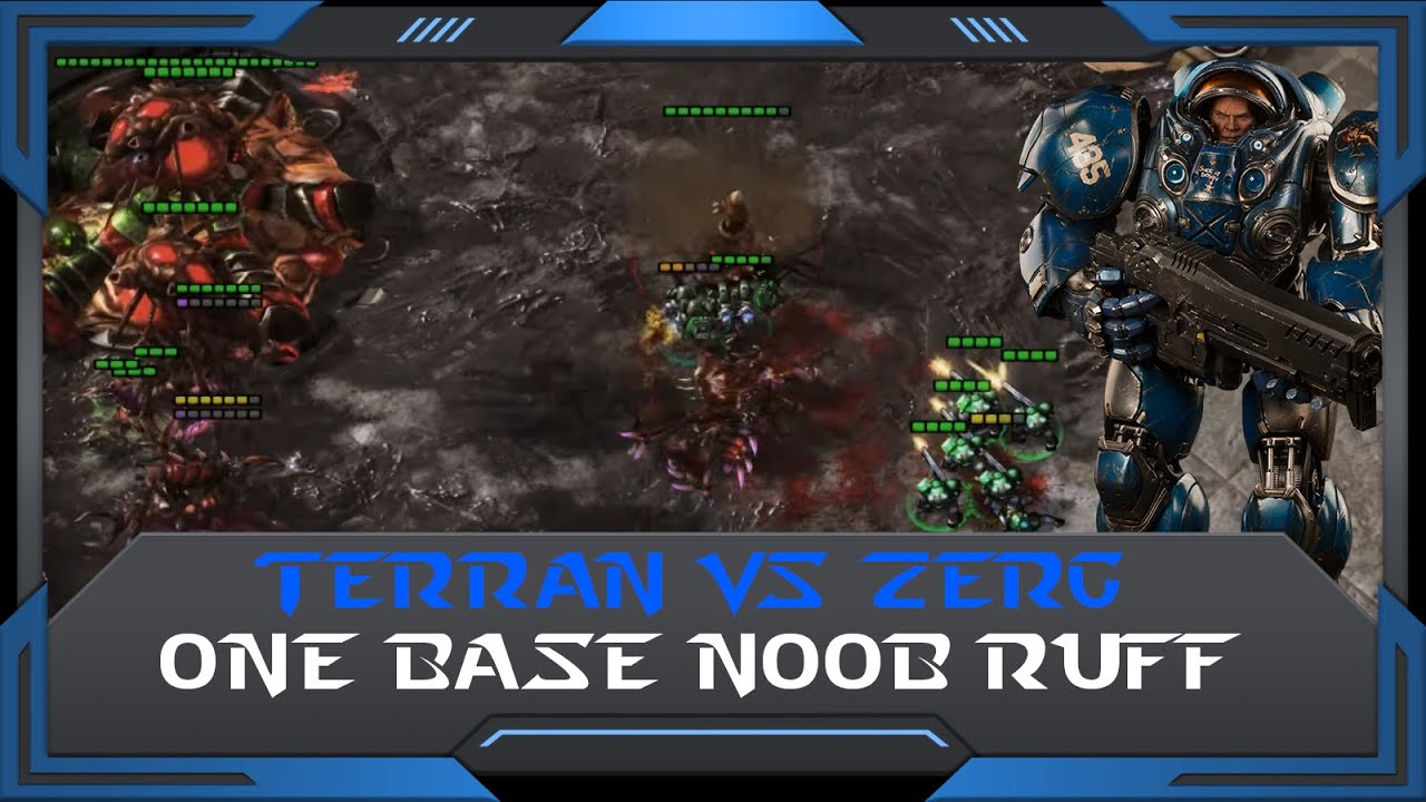 StarCraft 2 (RuFF Highlight): One Base Noob RuFF - YouTube