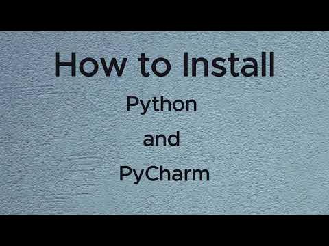 How to Install Python and PyCharm on MacOs - YouTube