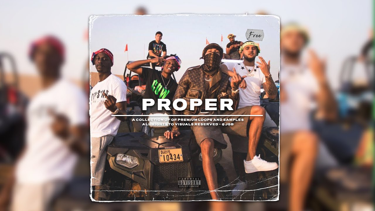 (FREE) Middle Eastern DRILL Sample Pack 2023 "PROPER" - Dark loop Kit (Tion Wayne, central cee ...