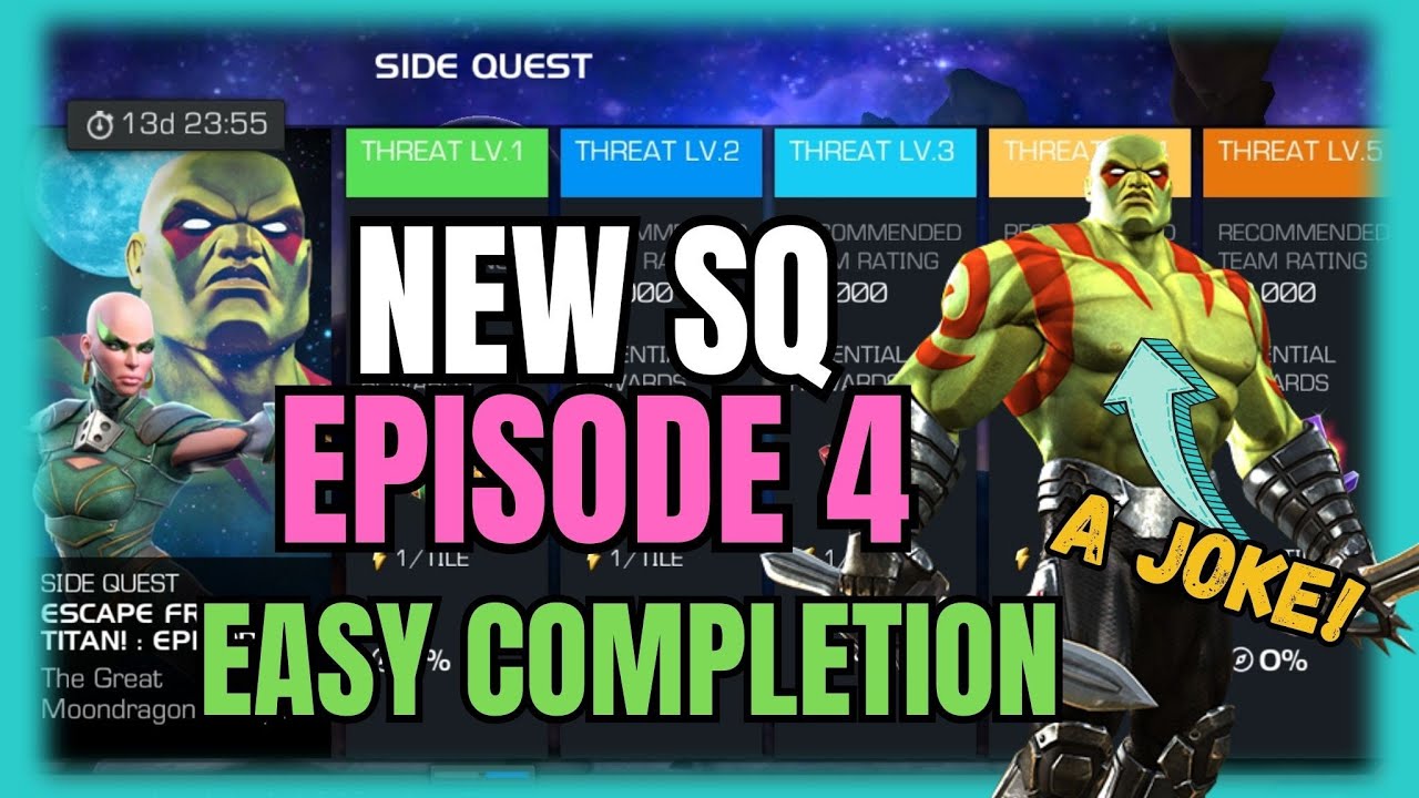 New SQ Escape From titan Episode 4 Easy Completion | Drax Boss is a ...