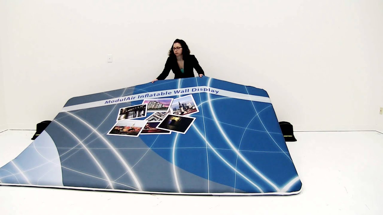 ModulAir Inflatable Wall Display - YouTube
