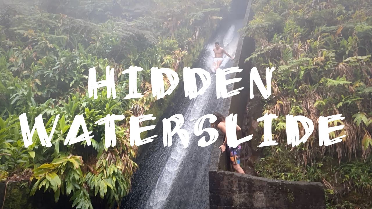 HIDDEN WATERSLIDE IN HAWAII?! - YouTube