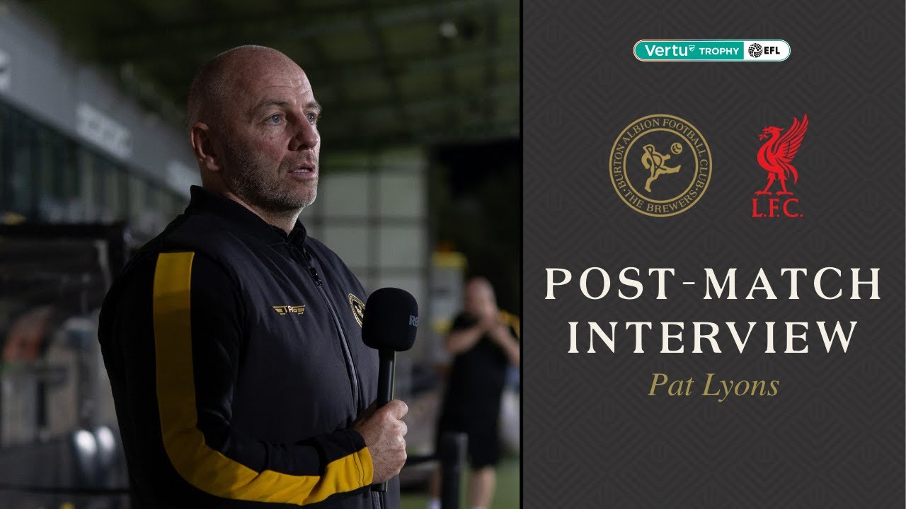 Post-Match | Pat Lyons after Liverpool U21 Victory - YouTube
