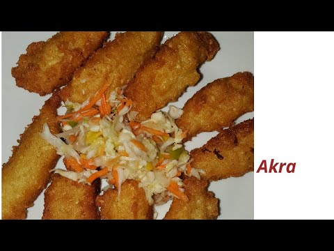 How to make Haitian Acra / " Akra" - YouTube