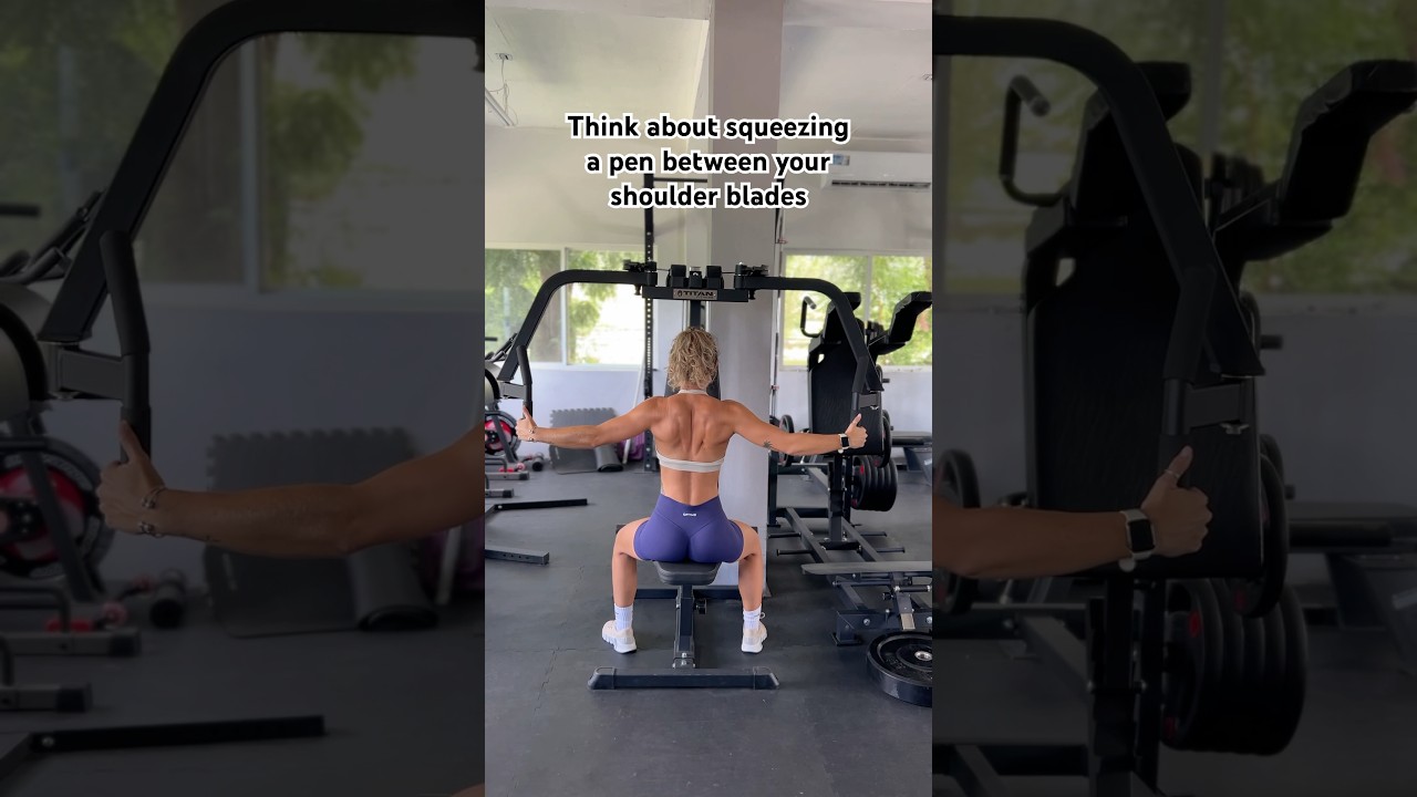 Rear Delt Machine Flys How To 🦋 - YouTube