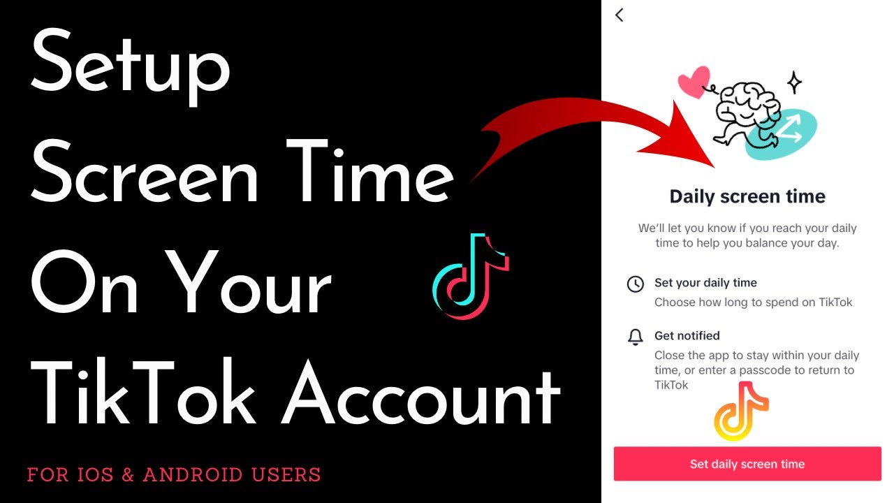 How To Setup Screen Time On Your TikTok Account || TikTok Screen Time ...