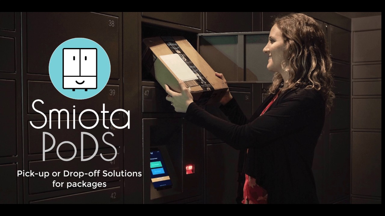 Smiota PoDs - Smart Package Lockers - YouTube