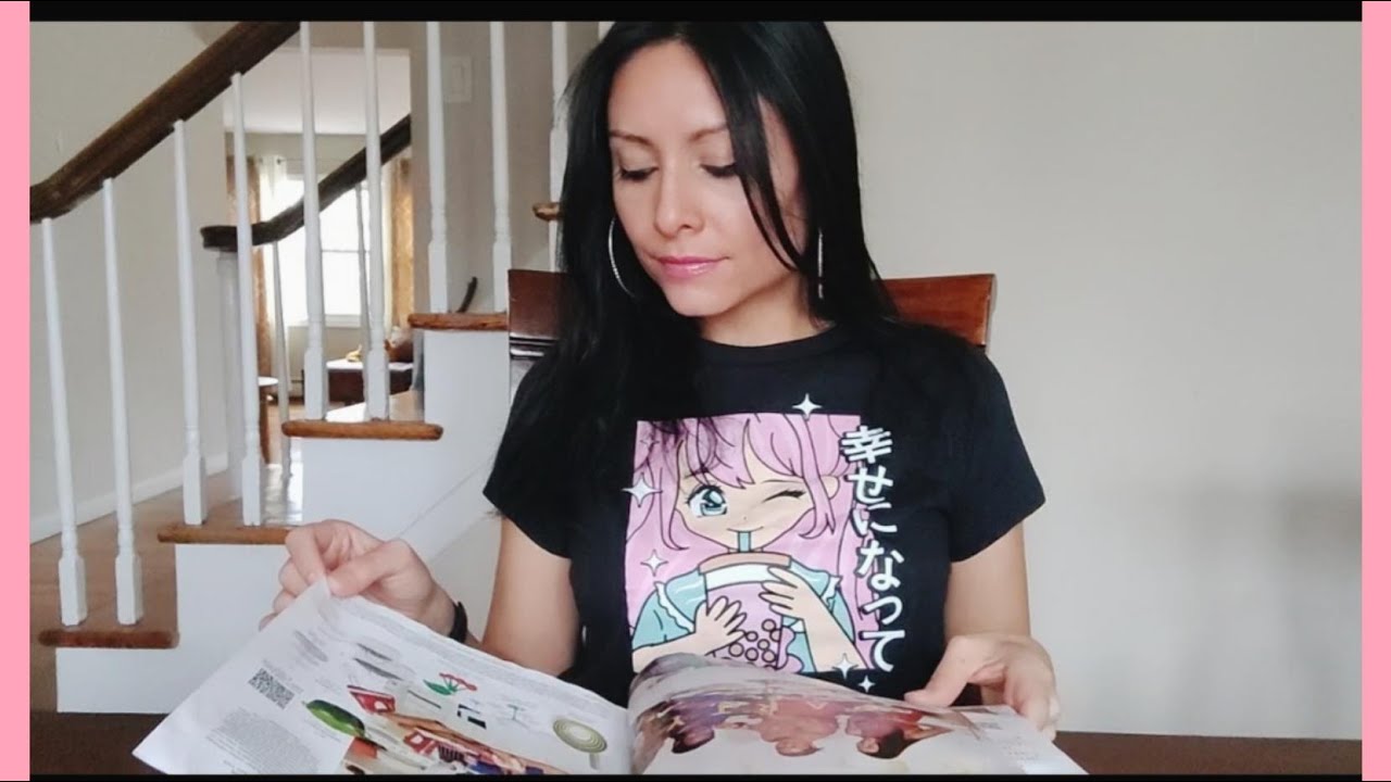 ASMR Magazine page turning and rambling - YouTube