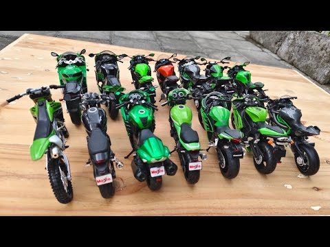 Review of Scale Model Kawasaki Bikes | Kawasaki ZX-10R | Kawasaki Ninja H2R | Diecast Collection |