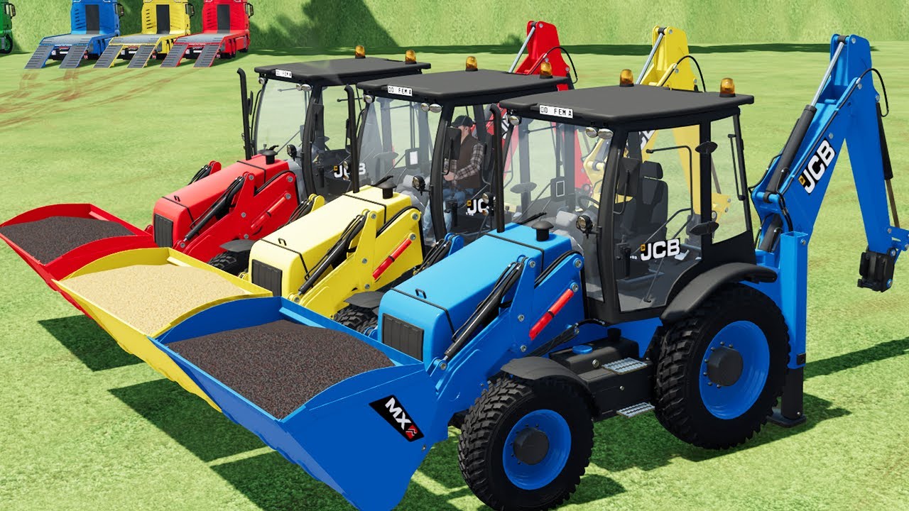Jcb Kepçe İle Malzeme Yükledim - Farming Simulator 22 fs22 - YouTube