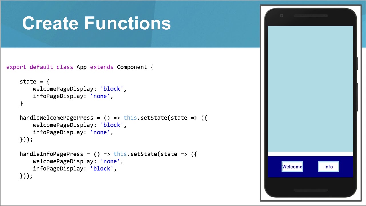 Mobile Apps: Using Buttons to Navigate Screens - YouTube
