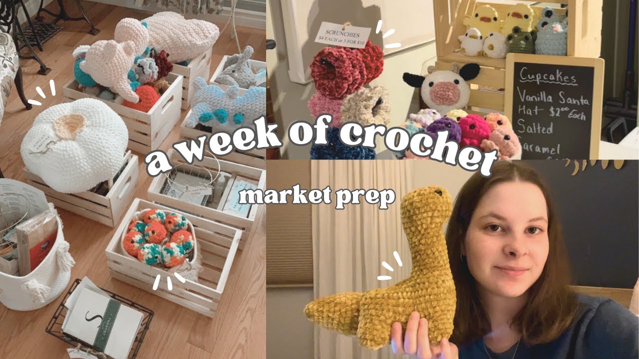 a week of crocheting 💫 everything i made + links to patterns - YouTube